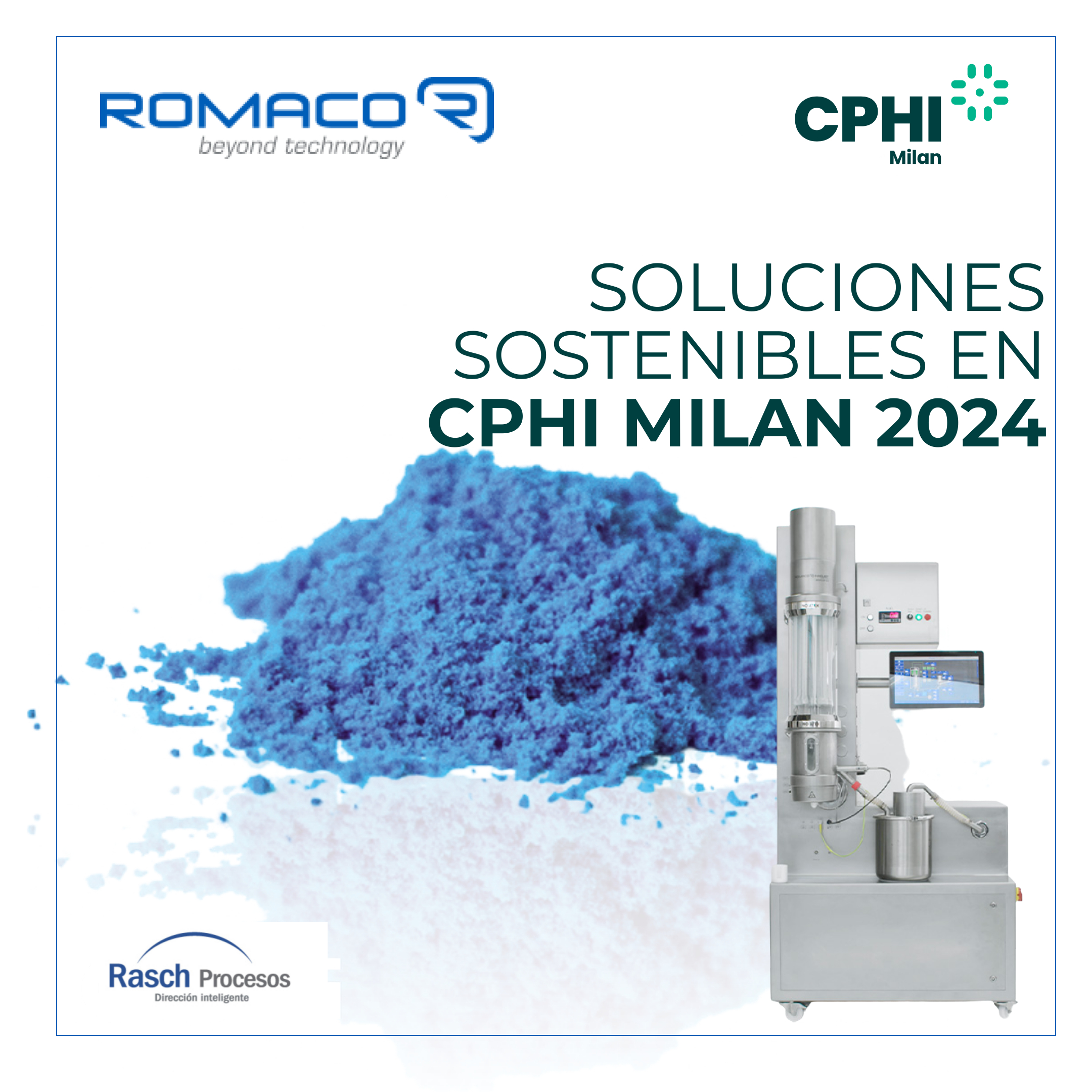 Romaco Presenta Soluciones Sostenibles en CPhI Milan 2024 - Rasch Procesos