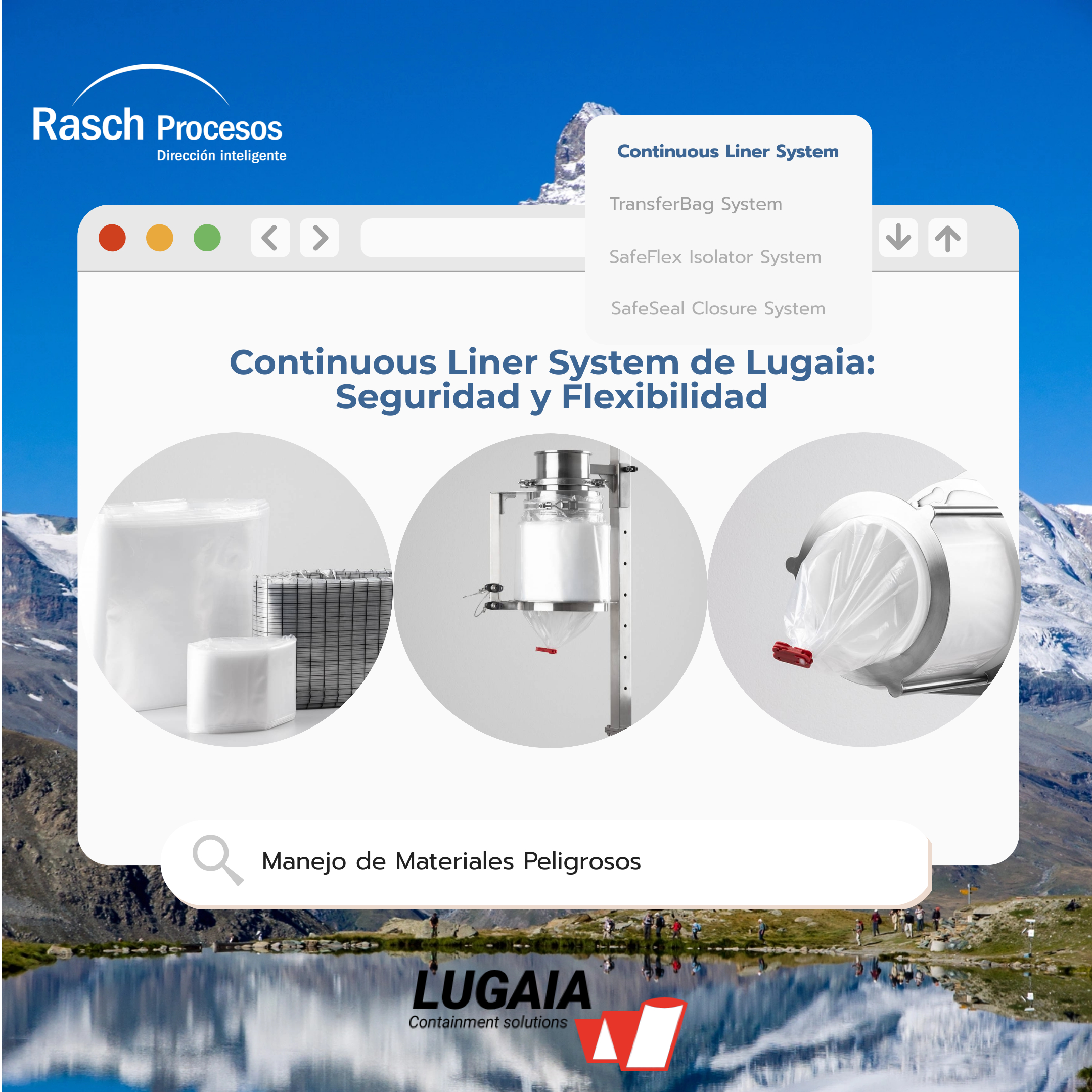 Continuous Liner System de Lugaia: Seguridad y Flexibilidad en el Manejo de Materiales ...
